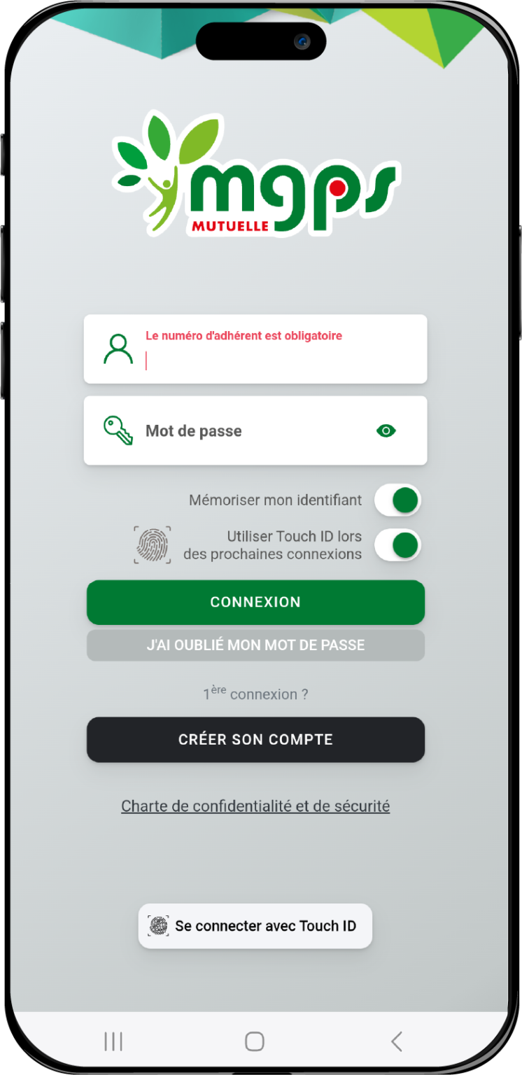 L'application mobile MGPS - MGPS